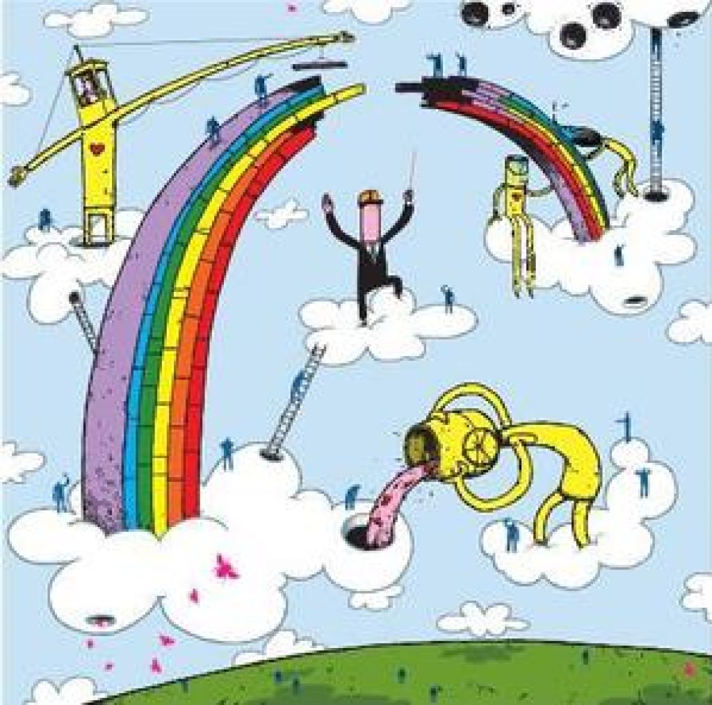 W+K London | rainbow construction