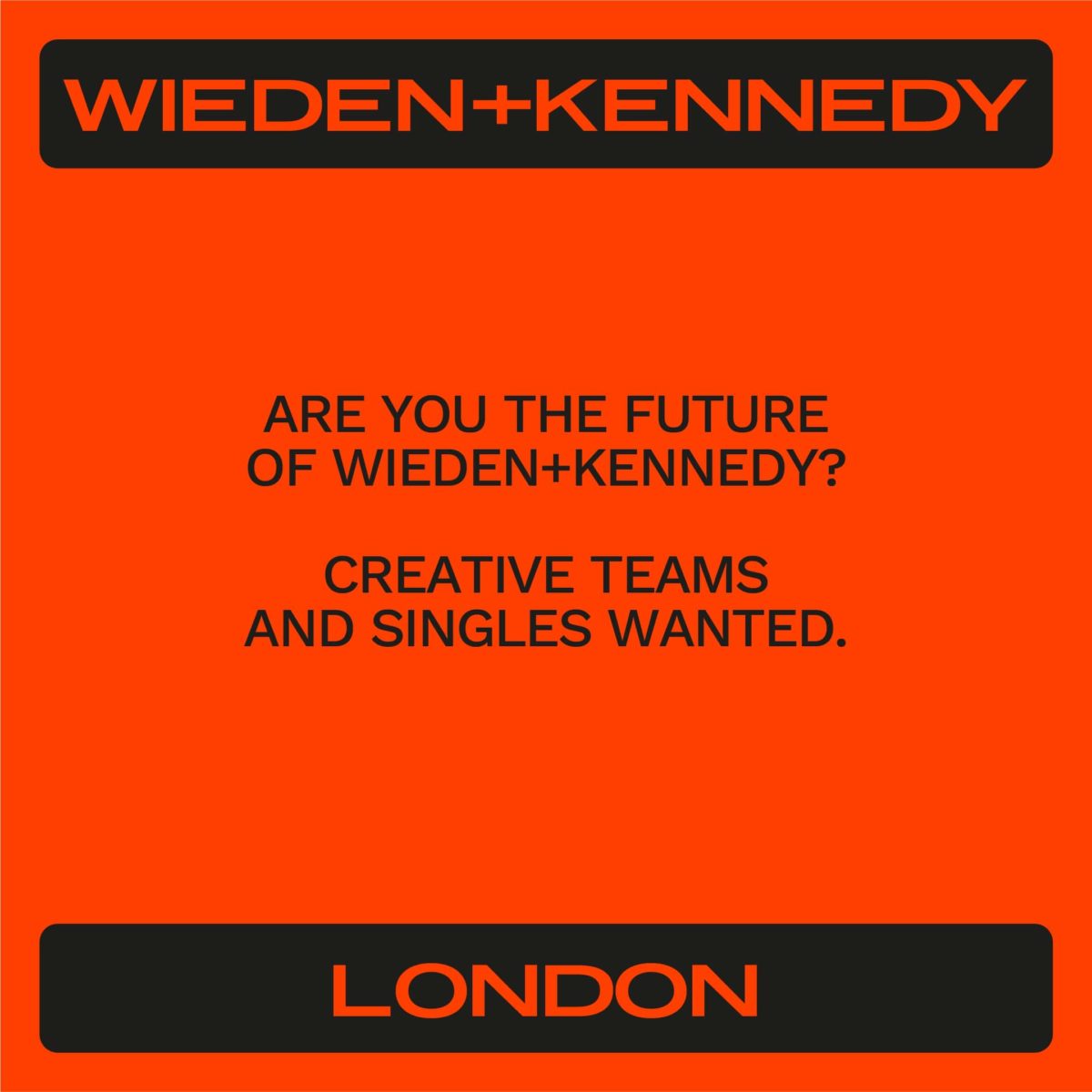 W+K London | Creative placement scheme returns